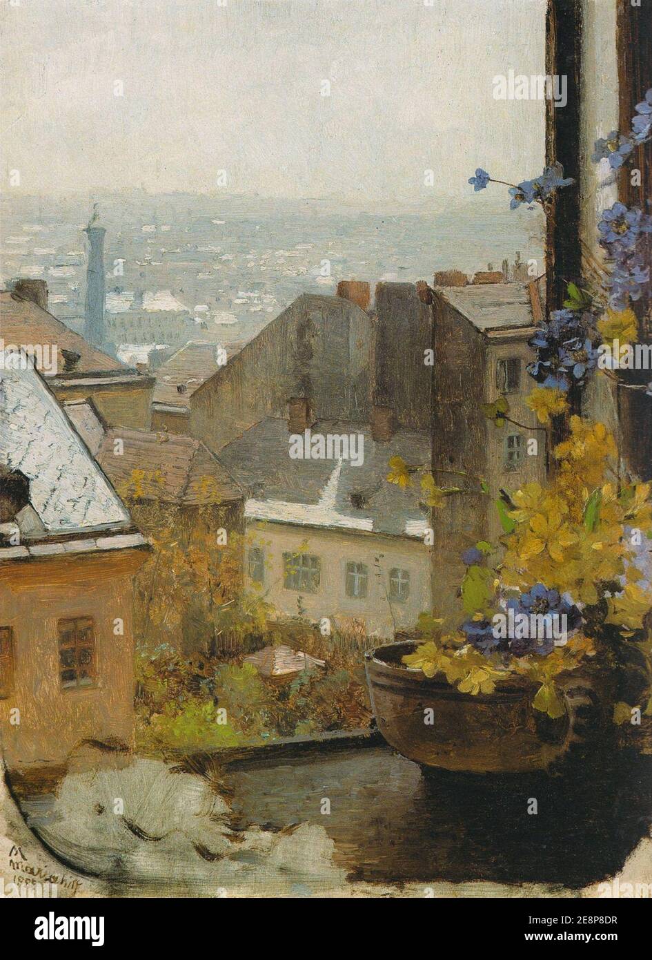 Moll – Schindler's window, 1886 Stock Photo - Alamy