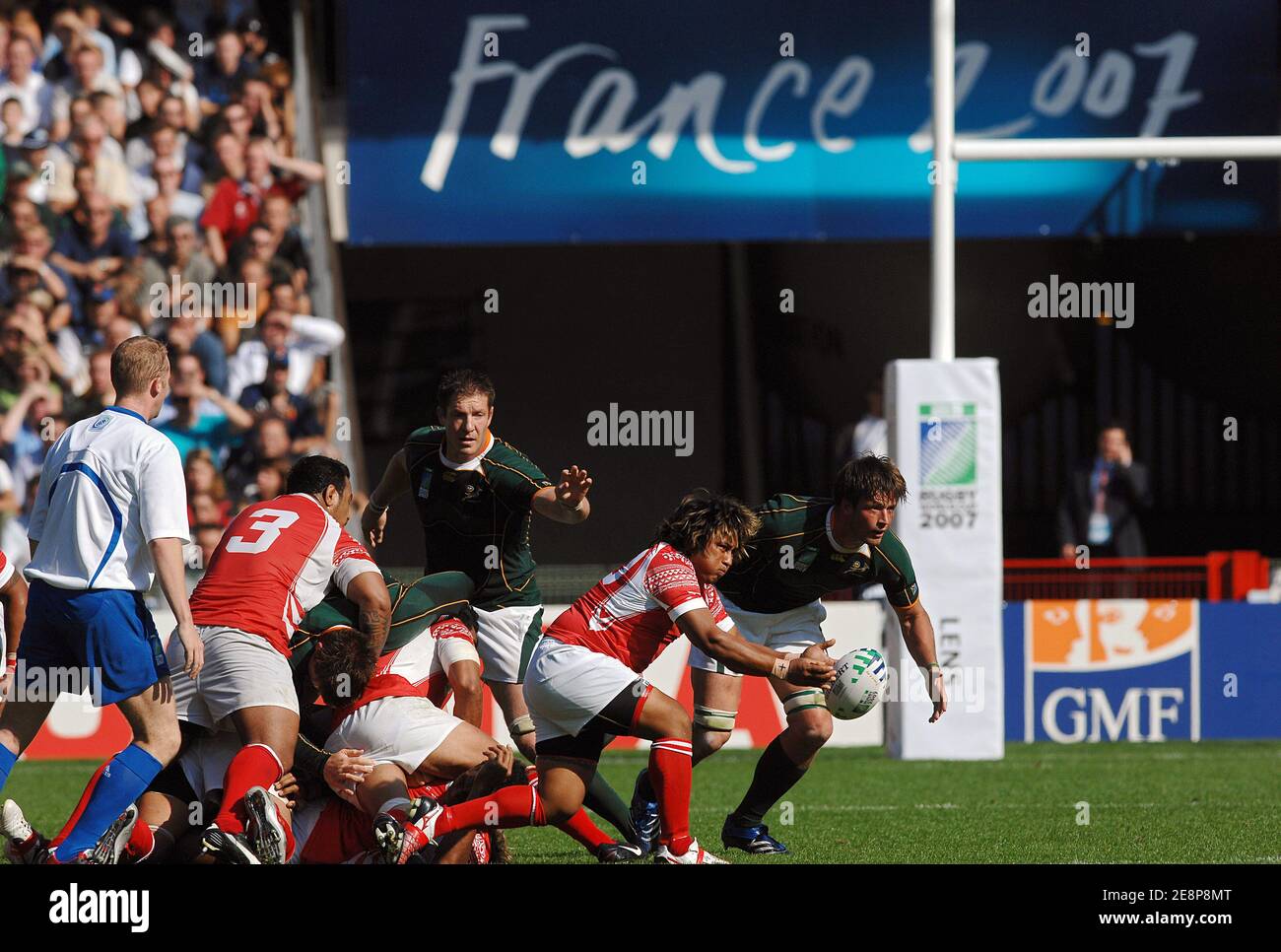 Tonga's scrum-half Soane Havea during the IRB Rugby World Cup 2007 ...