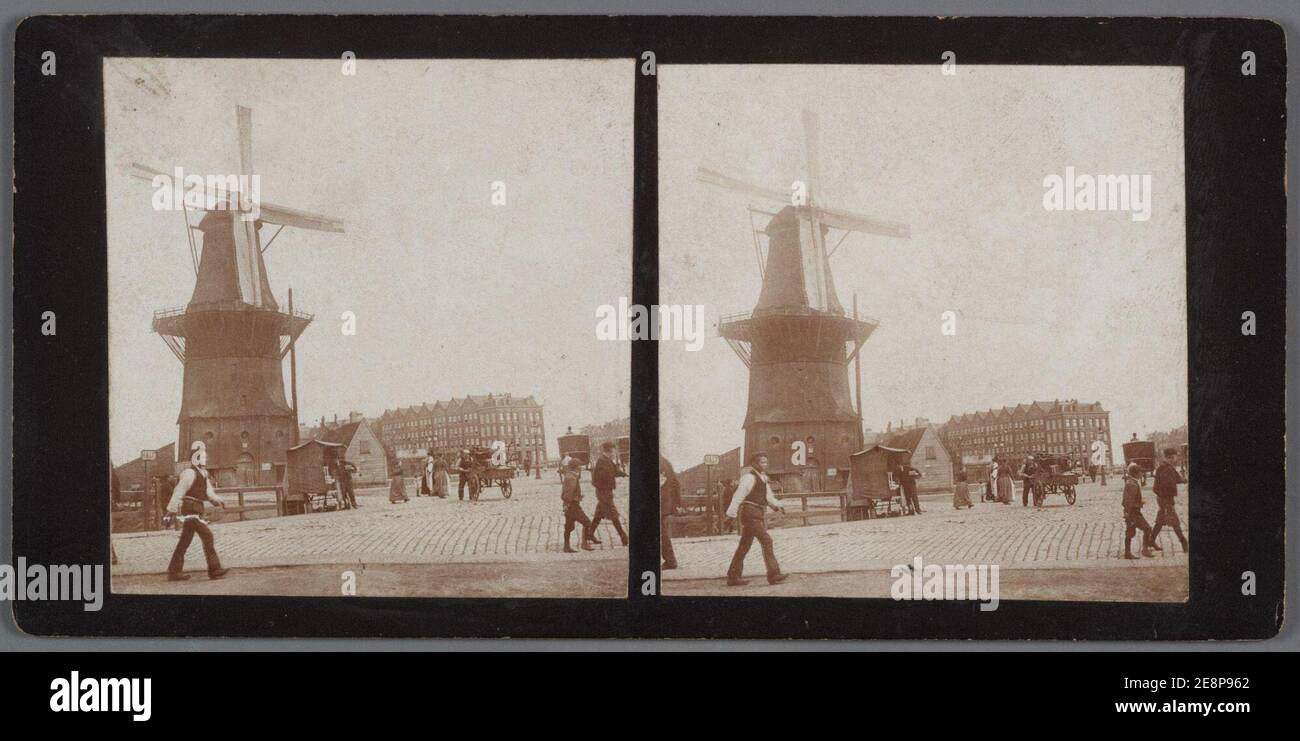 Molen De Gooyer (Funenkade 5) - Maarten Benschop Stock Photo - Alamy