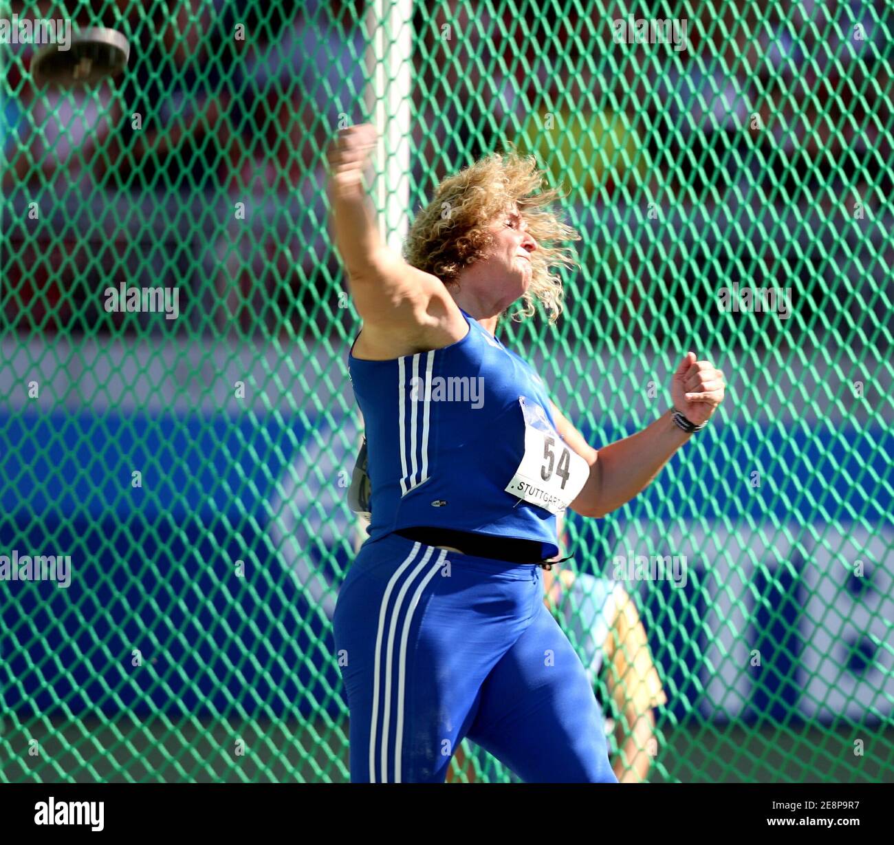 Germany's Franka Dietzsch performes on women's discus event during the ...