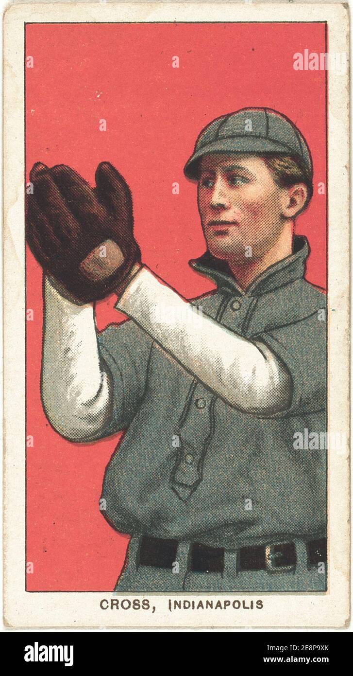 Monte Cross, Indianapolis Team, baseball card portrait Stock Photo - Alamy