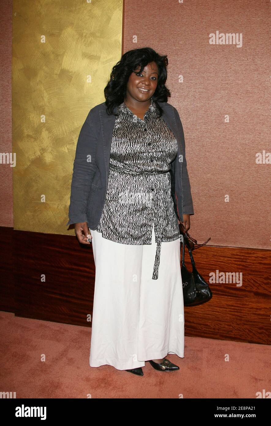 Singer Miss Dominique attends a press conference at the Park Hyatt ...