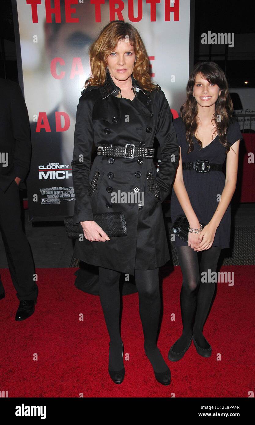 Actress Rene Russo and daughter Rose attend the premiere of 'Michael ...