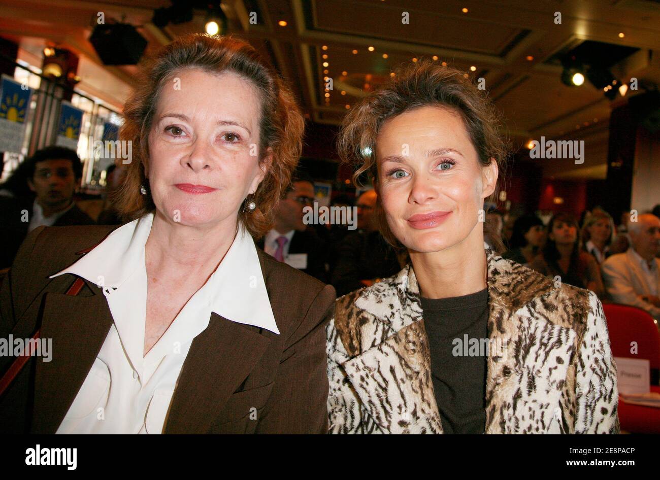 French actresses Dominique Lavanant and Marie-Sophie Berthier attend ...