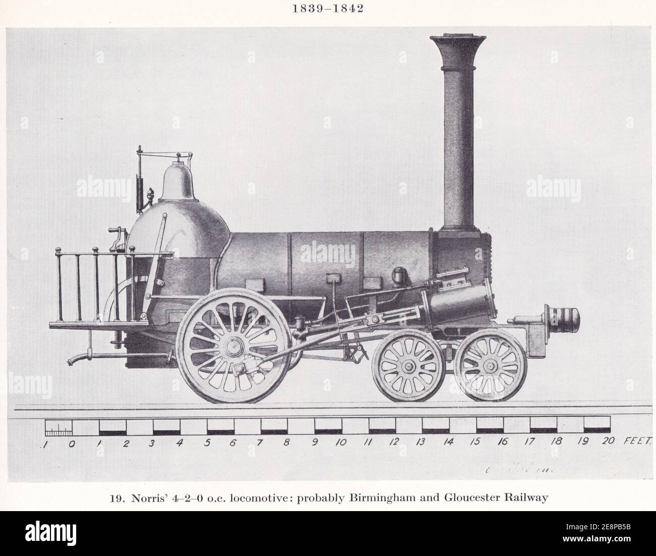 Norris 4 2 0 o c locomotive hi-res stock photography and images - Alamy