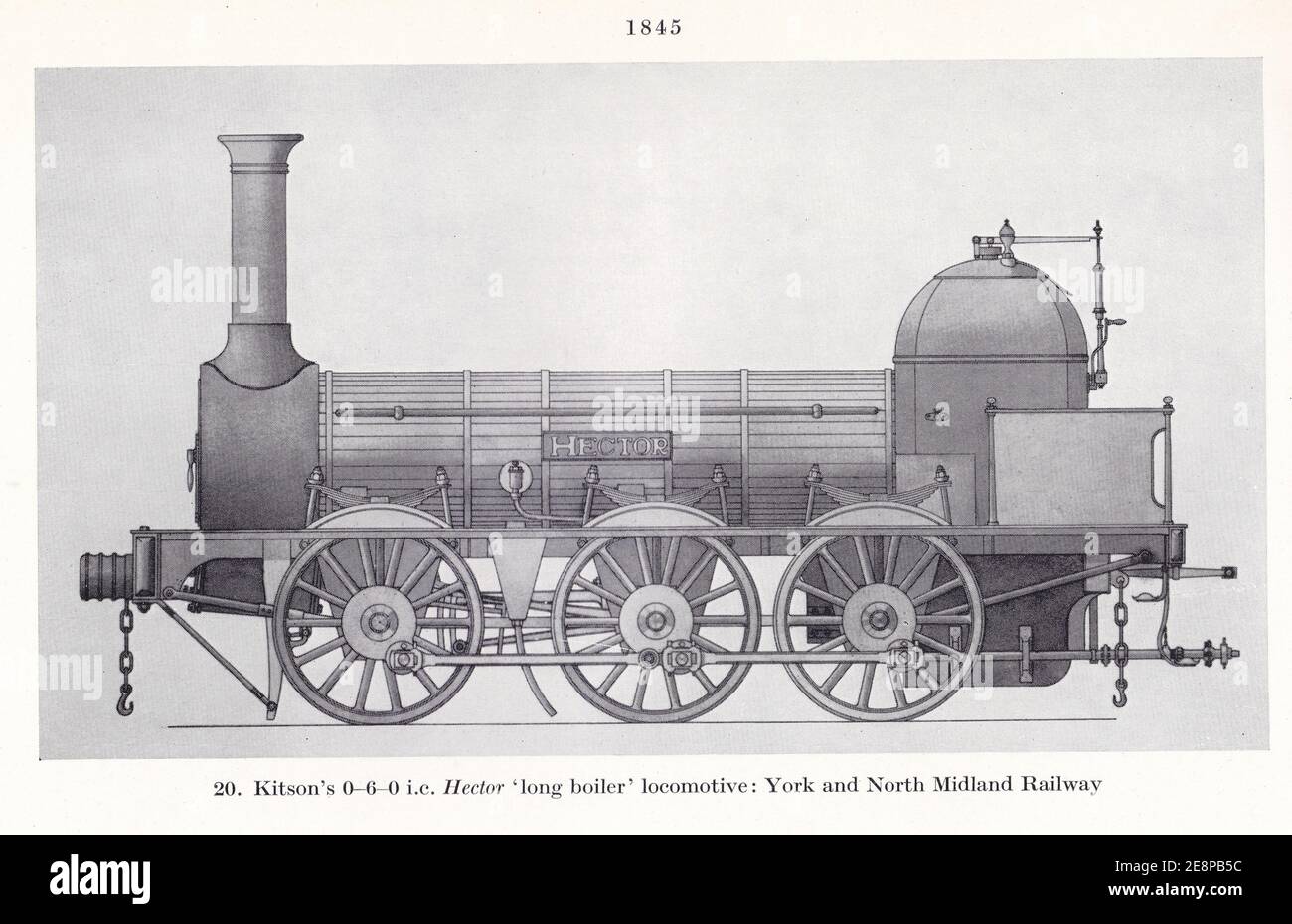 Kitson's 0-6-0 i.c. Hector 'Long Boiler' Locomotive: York and North ...