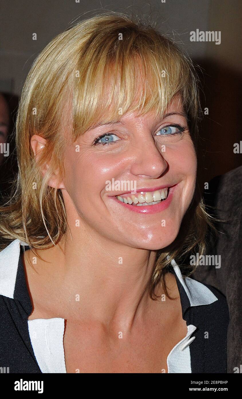 TV anchor Celine Geraud attends the IWC watch party 'Make a Wish', at ...