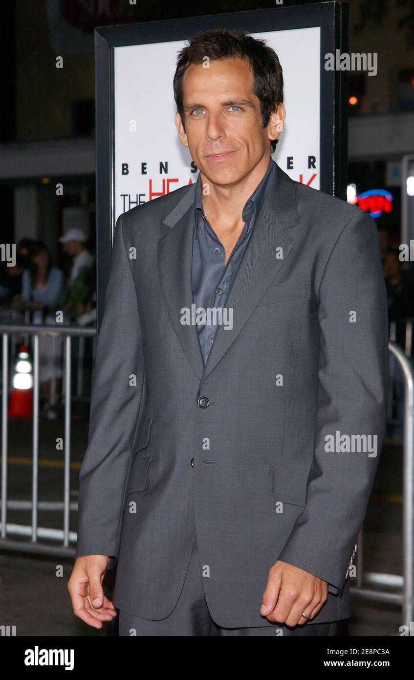Ben Stiller arrives for 'The Heartbreak Kid' premiere, held at the Mann ...