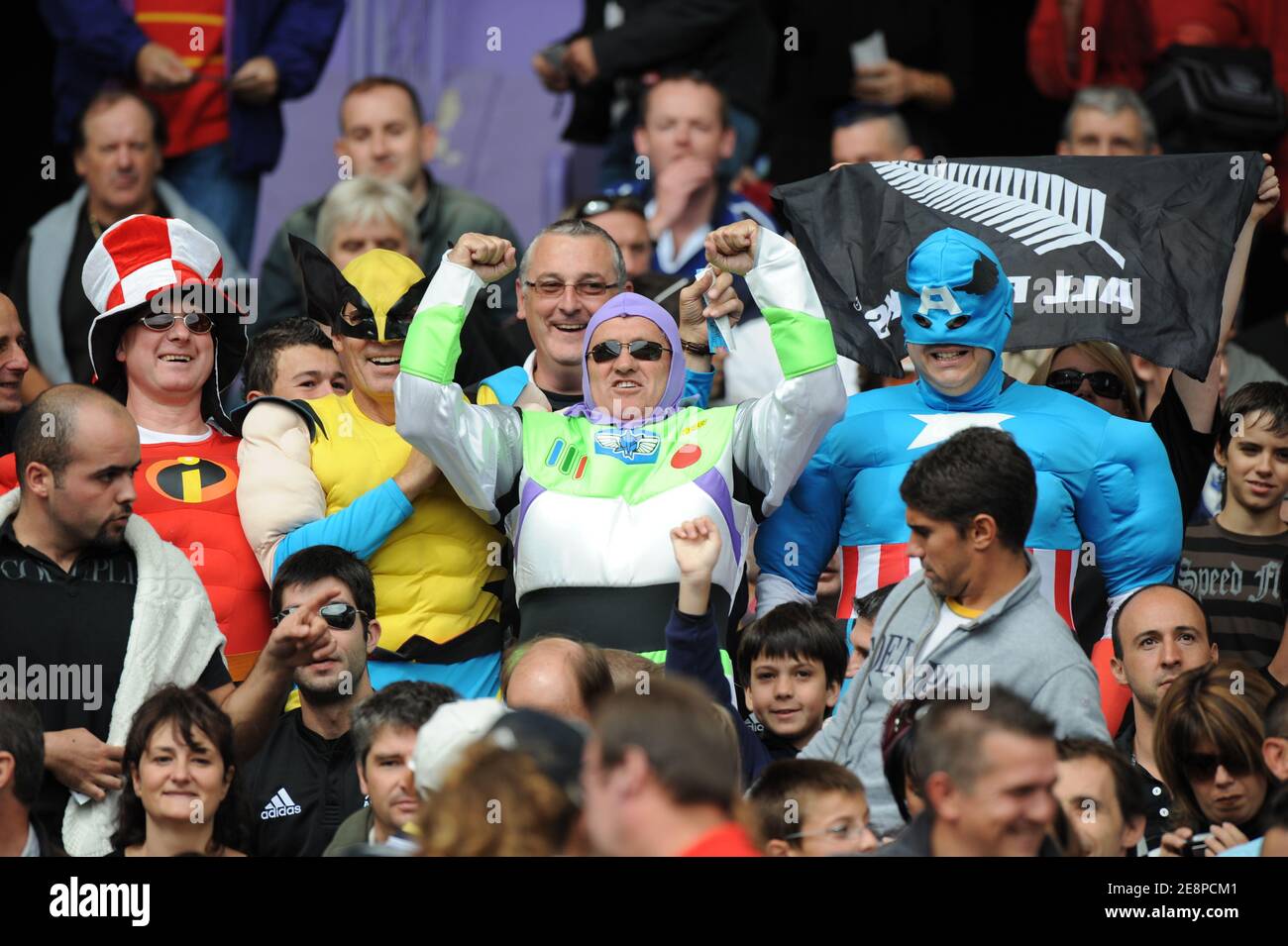 Rugby's fans during the IRB Rugby World Cup, Pool C, New Zealand vs ...