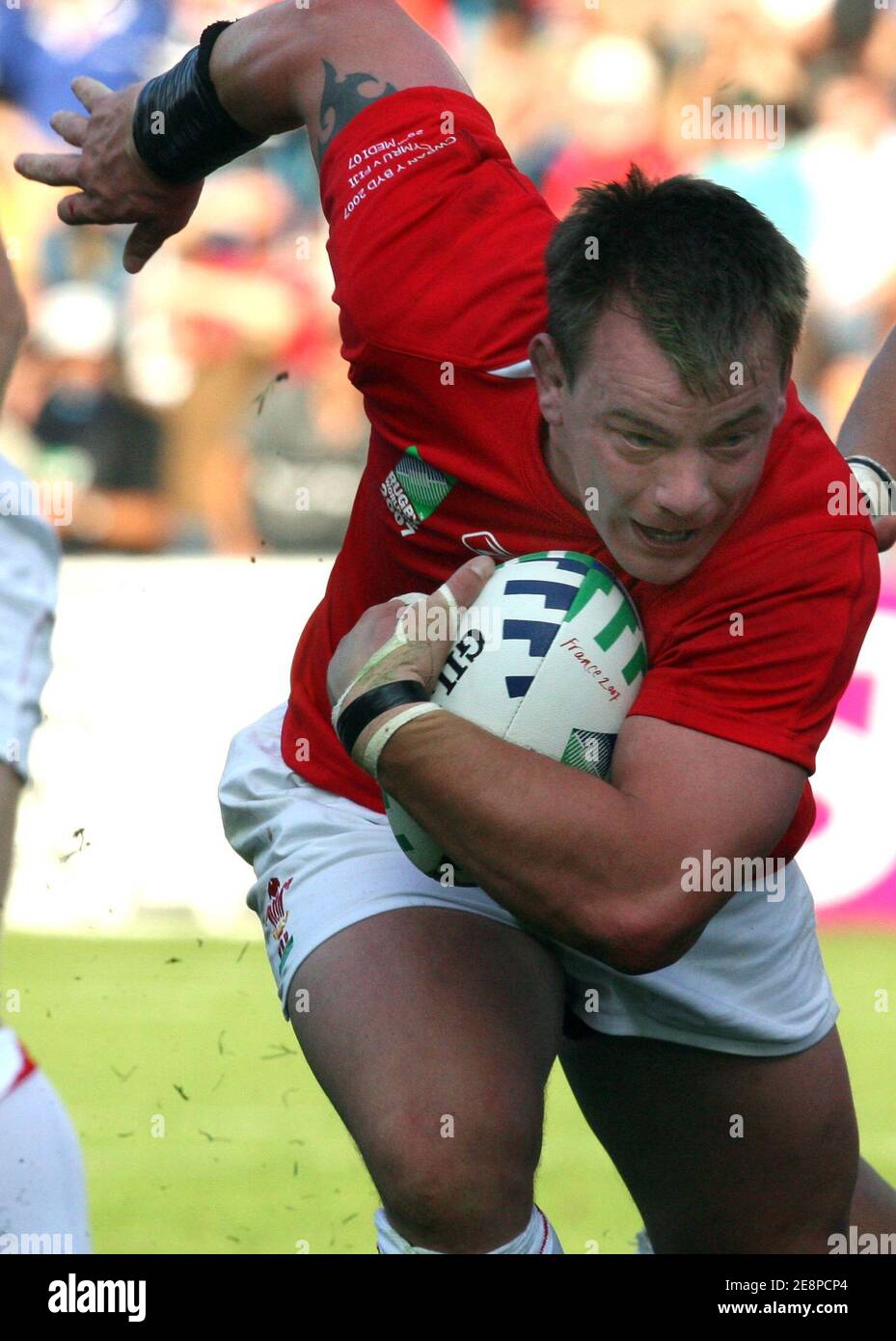 Wales's hooker Matthew Rees during the IRB Rugby World Cup, pool B ...