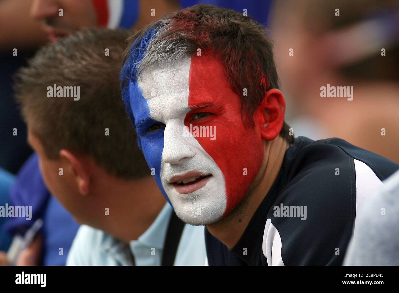 France's fans during the IRB Rugby World Cup 2007, Pool D, France vs ...