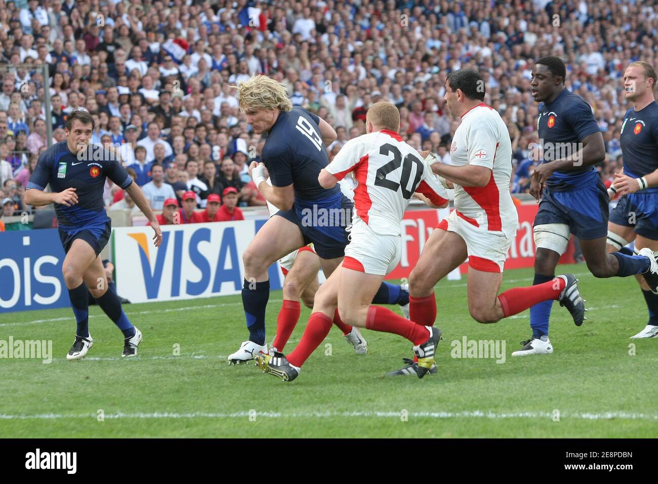France's Remy Martin during the IRB Rugby World Cup 2007, Pool D ...