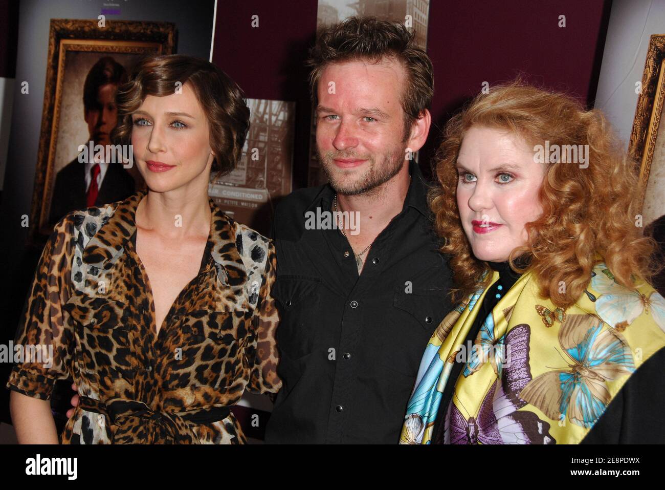 (L-R) Actors Vera Farmiga, Dallas Roberts, and Celia Weston attend the ...