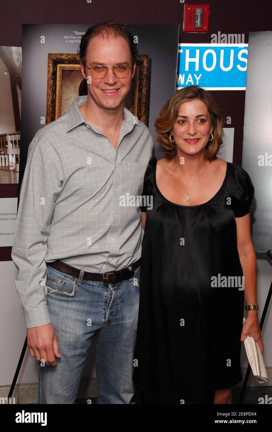 Director George Ratliff and wife Bes attend the special screening of ...