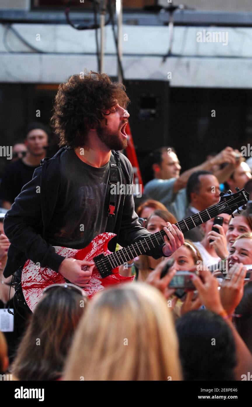 Joe Trohman of Fall Out Boy performs live on NBC's "Today Show" Summer ...