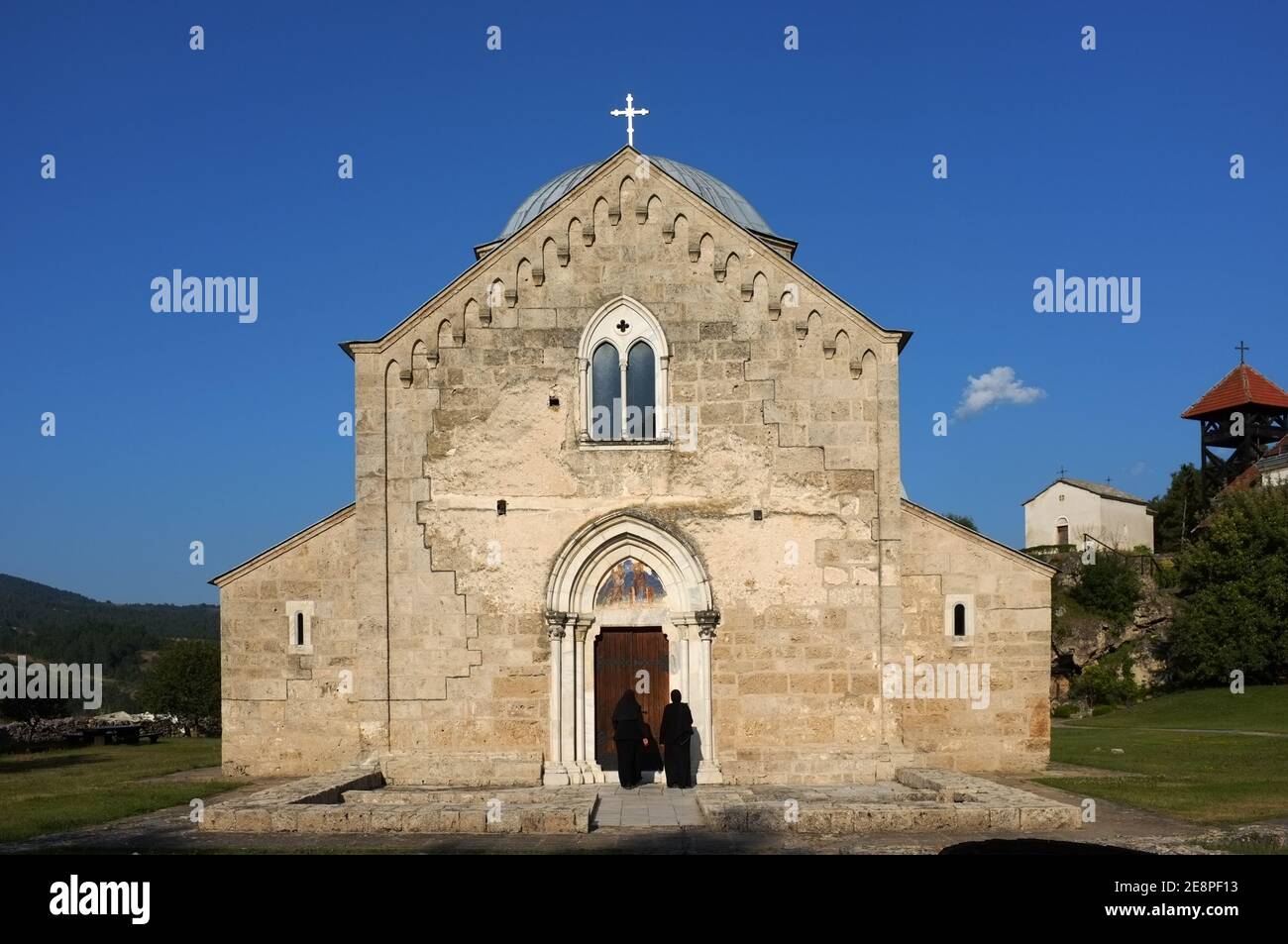 Gradac Monastery founded by Helen of Anjou, Serbia Stock Photo - Alamy