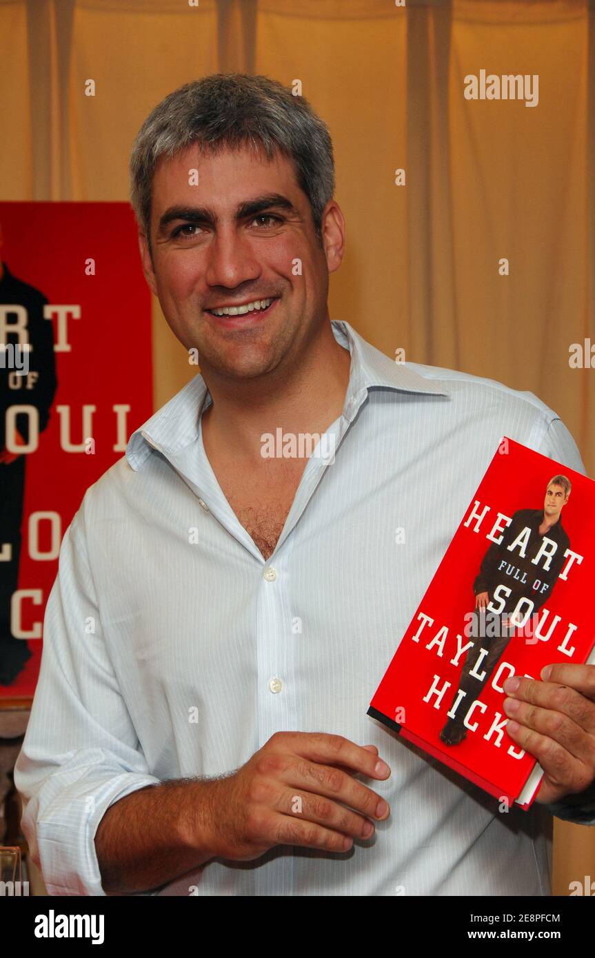 Singer Taylor Hicks attends a book signing for his new book "Heart Full ...