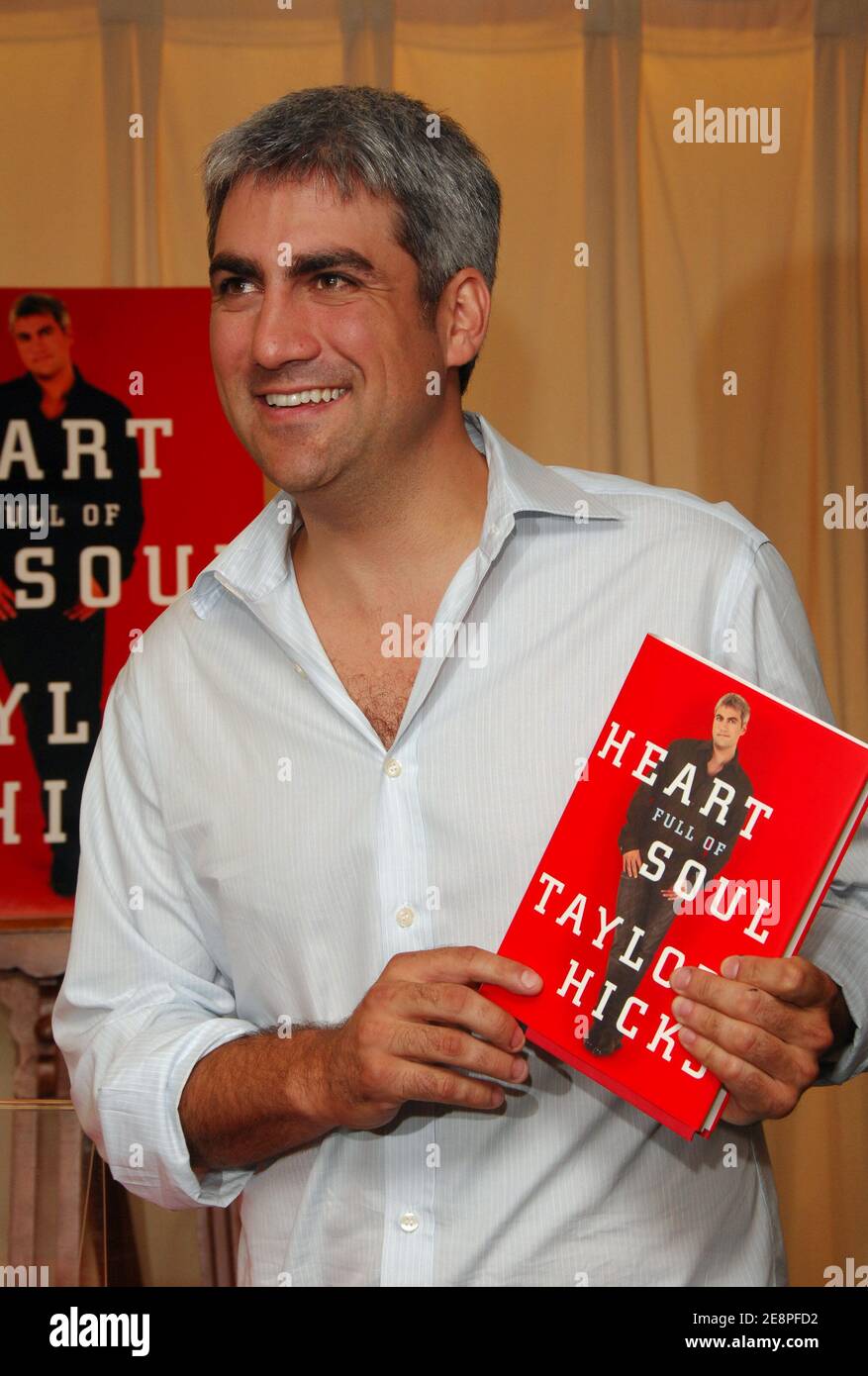 Singer Taylor Hicks attends a book signing for his new book "Heart Full ...