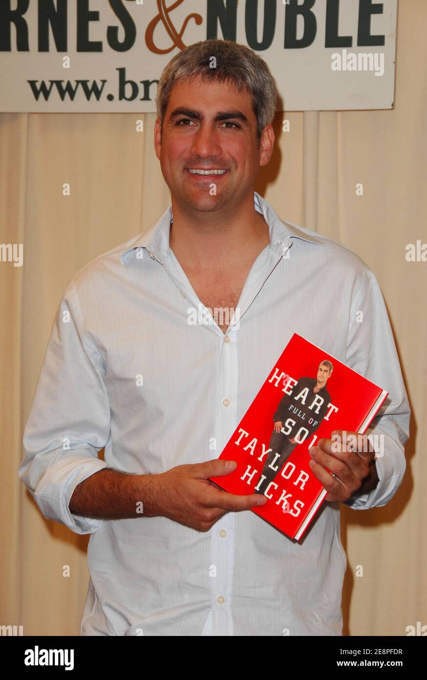 Singer Taylor Hicks attends a book signing for his new book "Heart Full ...