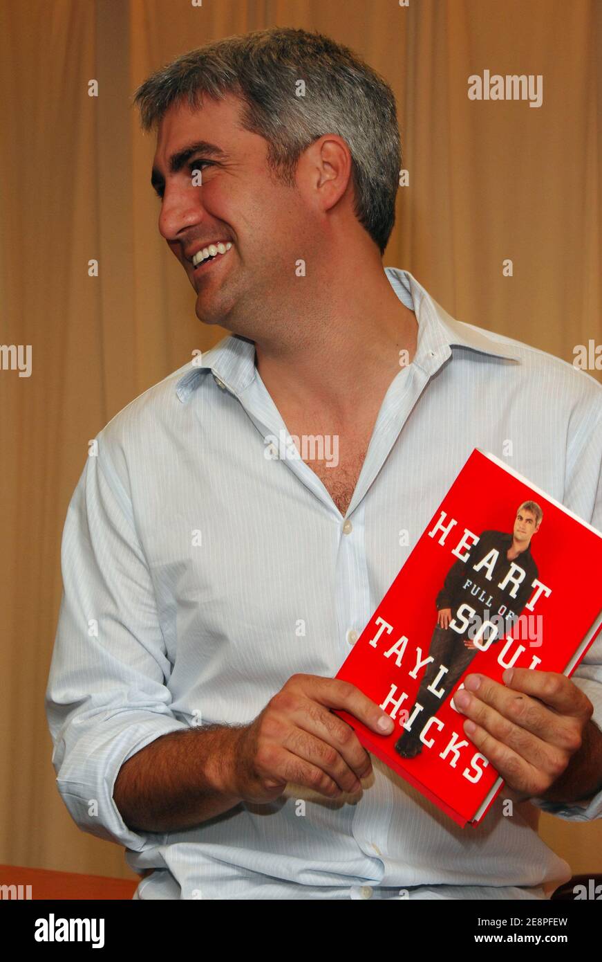 Singer Taylor Hicks attends a book signing for his new book "Heart Full ...