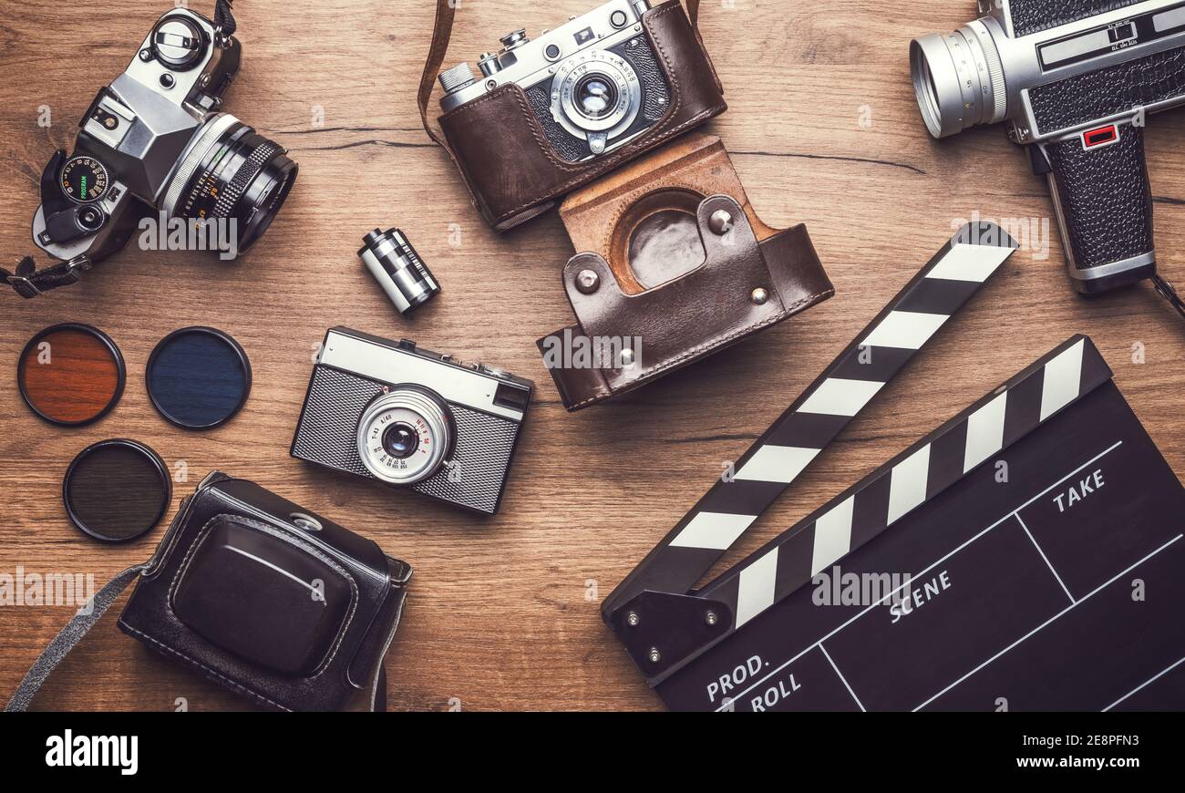 Vintage movie director illustration hi-res stock photography and images ...