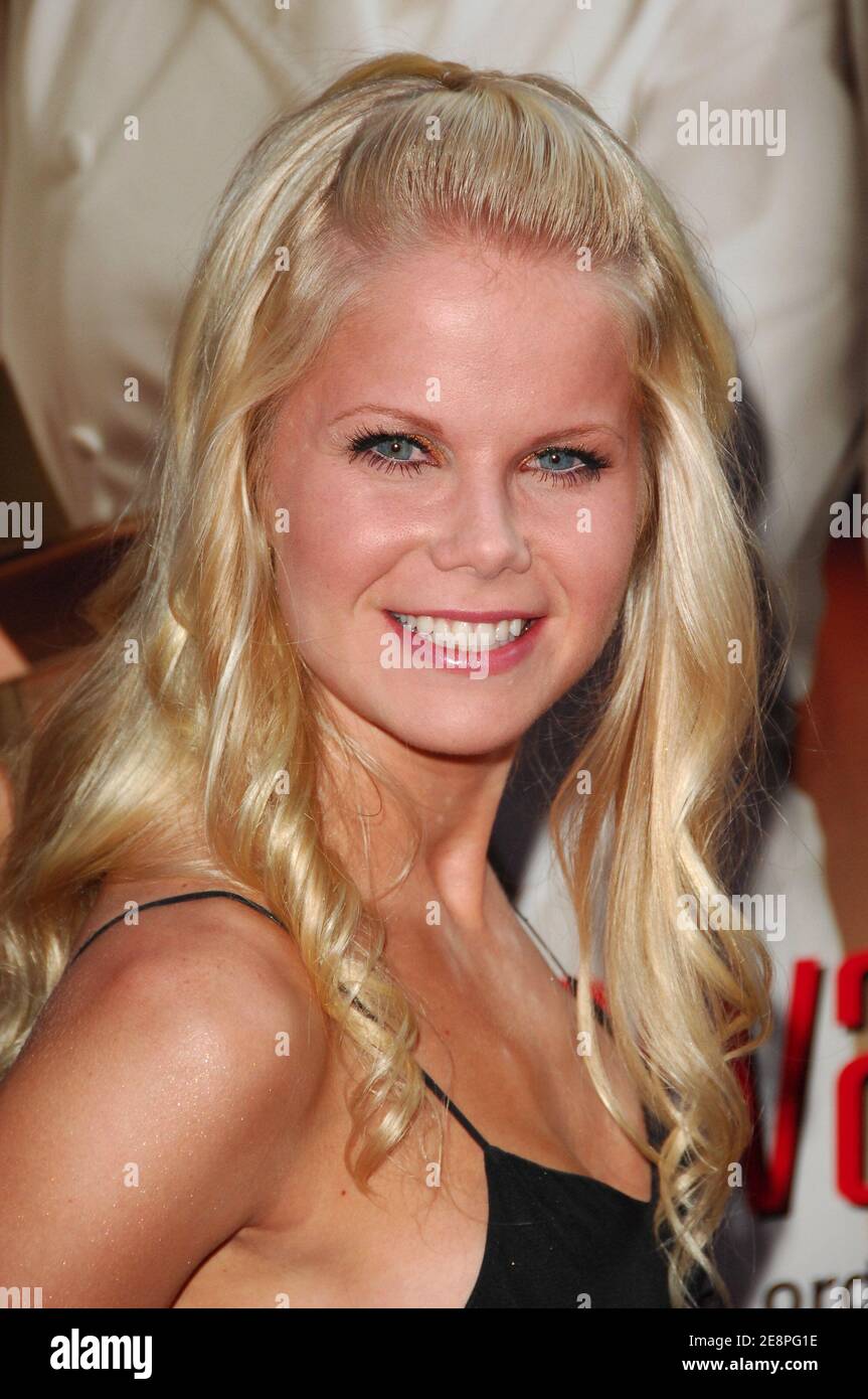 Actress Crystal Hunt attends the premiere of "No Reservations" held at ...