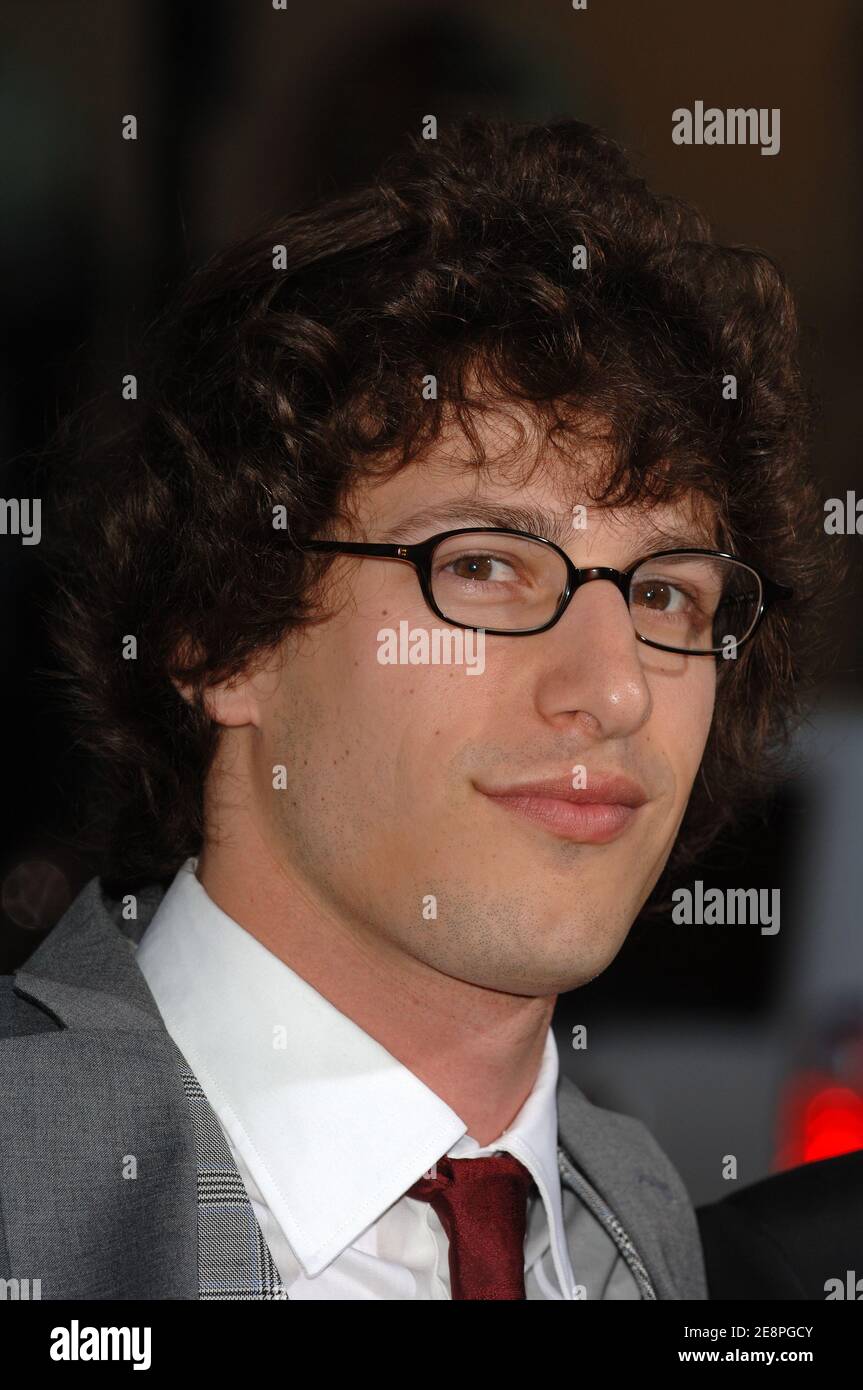 Andy Samberg attends the premiere of Paramount Pictures "Hot Rod" at ...