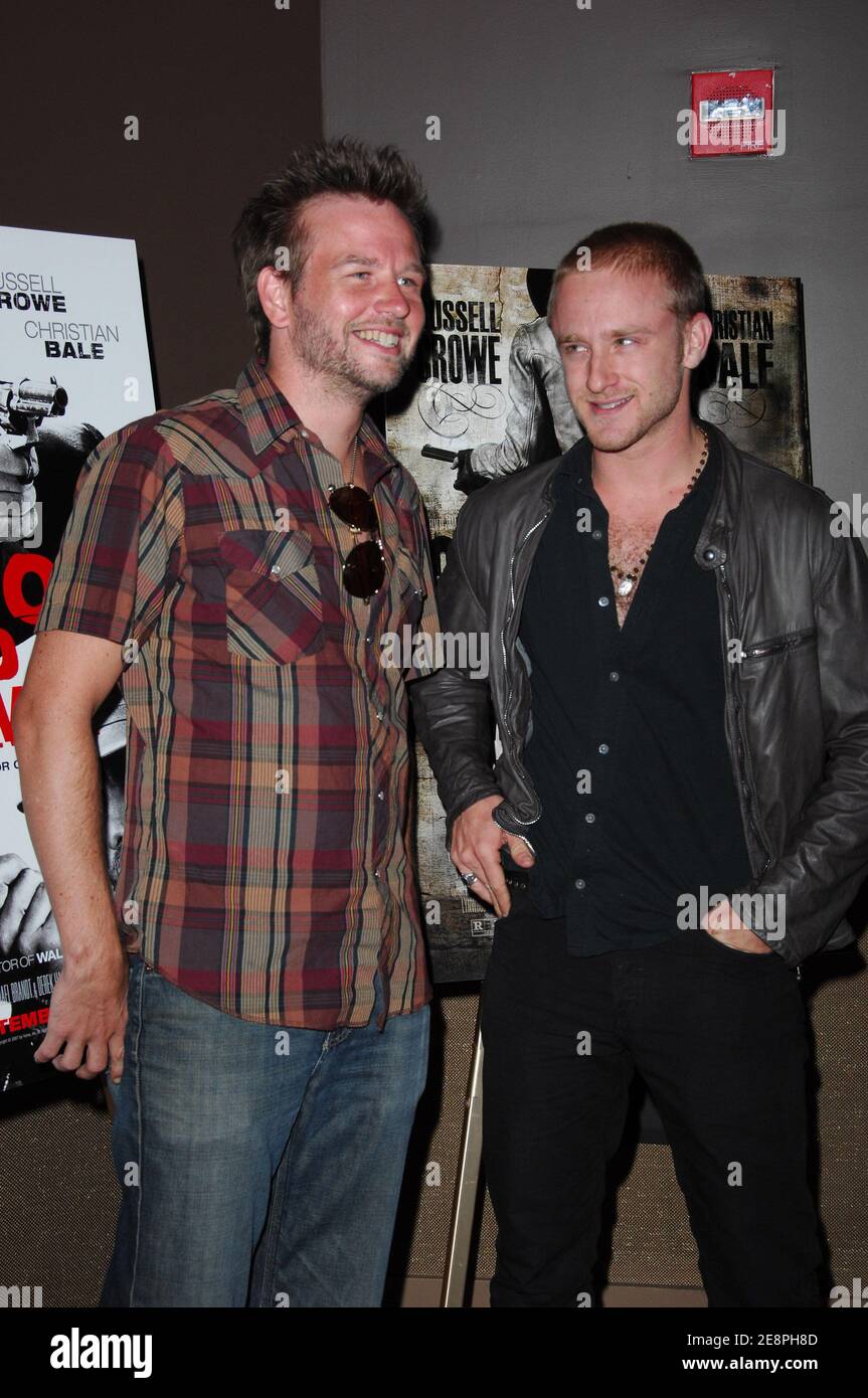 Actors Dallas Roberts and Ben Foster attends the special screening of ...