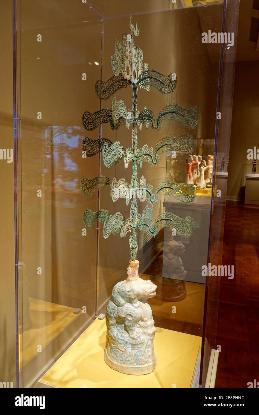 Money tree (yao qian shu), probably Yunxian, Hubei province, China ...