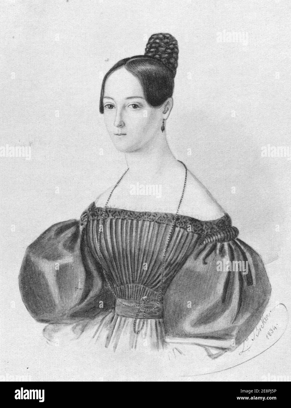 Minna Ewald geb. Gauß, 001 Stock Photo - Alamy