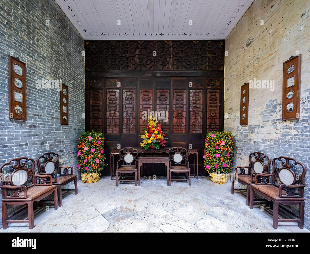 Macau, JAN 26, 2012 - Interior view of the Mandarin's House Stock Photo ...
