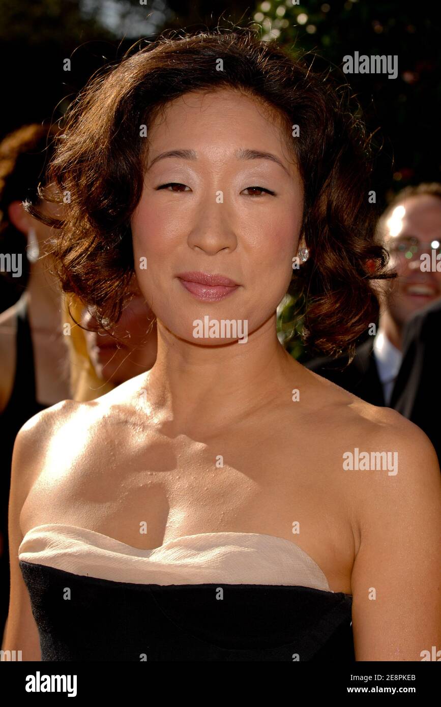 Sandra Oh attending the 59th Annual Primetime Emmy Awards held at the ...