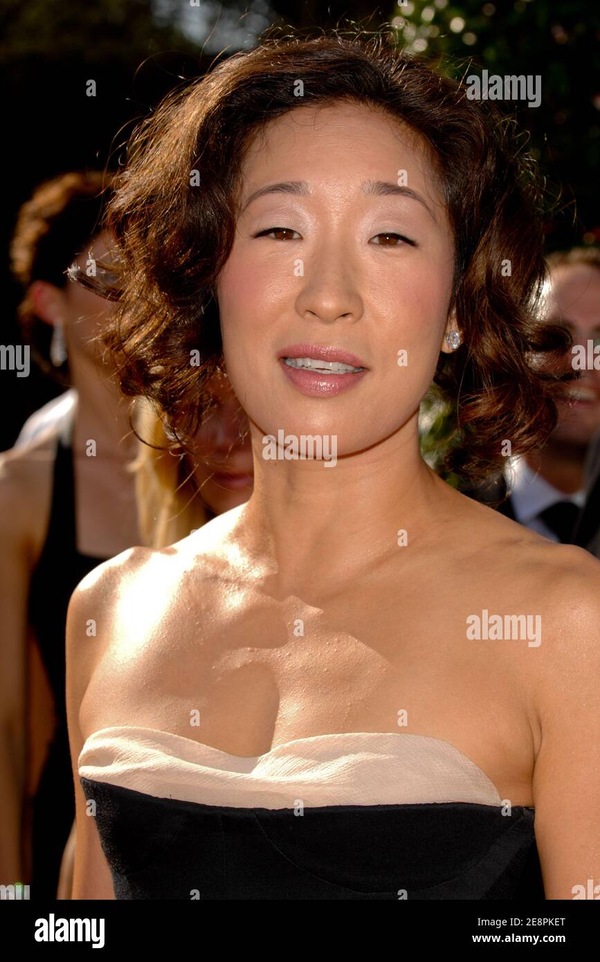 Sandra Oh attending the 59th Annual Primetime Emmy Awards held at the ...