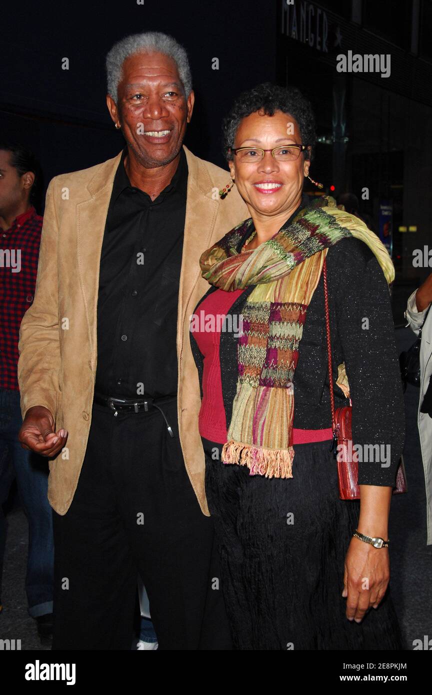 Actor Morgan Freeman and guest attend a special screening of 'Feast of ...