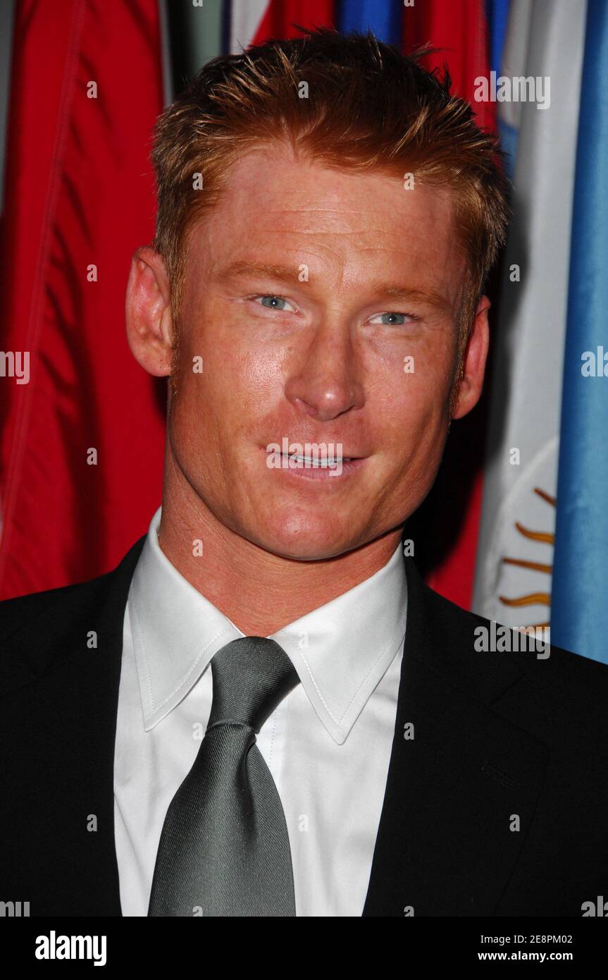 Actor Zack Ward attends the premiere of 'Trade' held at the United ...