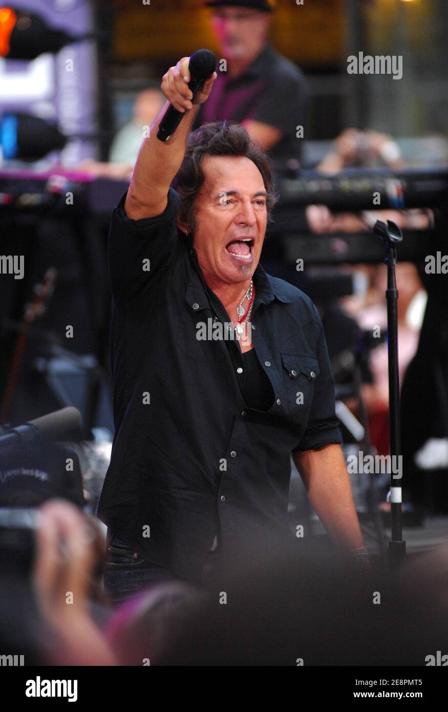 Musician Bruce Springsteen performs on NBC's 'Today Show' at ...