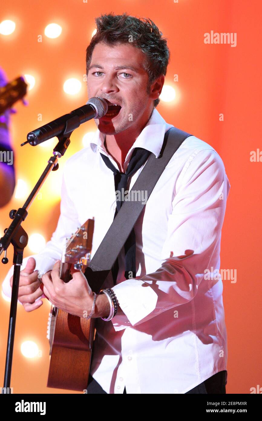 Christophe Mahe at the taping of Vivement Dimanche on September 12 ...