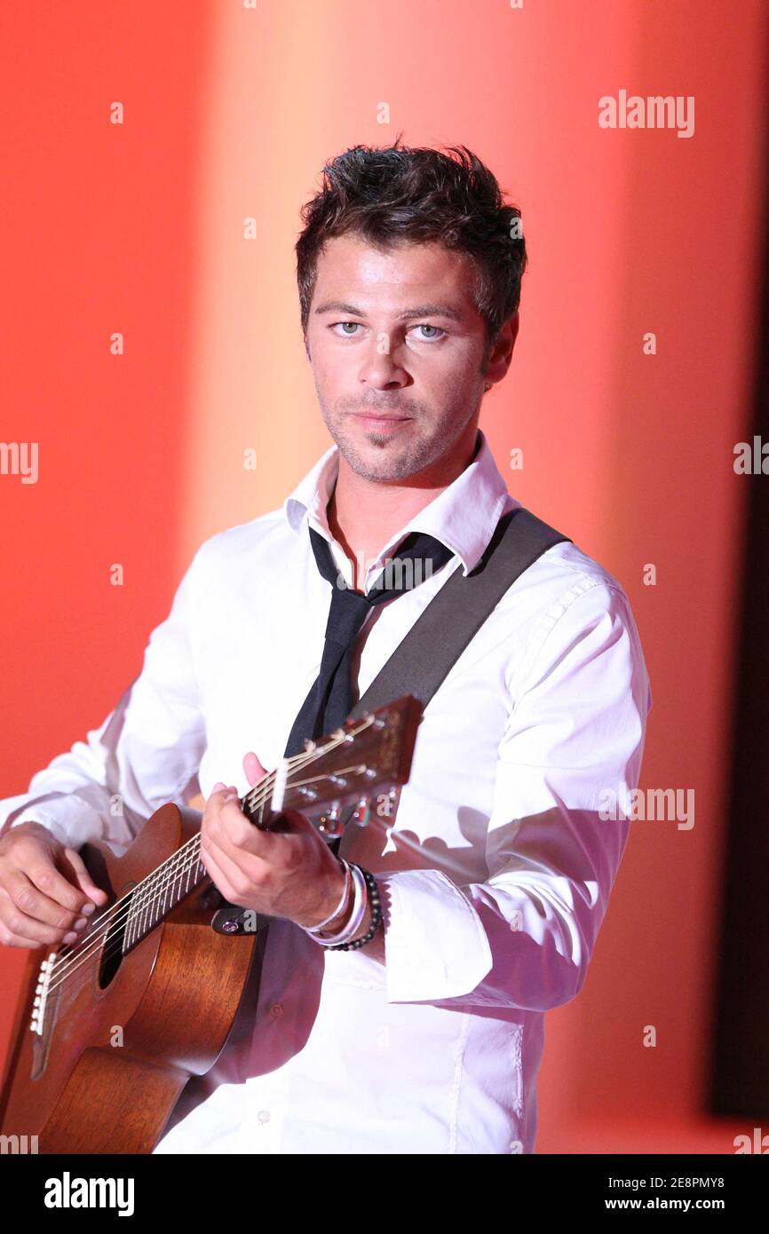 Christophe Mahe at the taping of Vivement Dimanche on September 12 ...