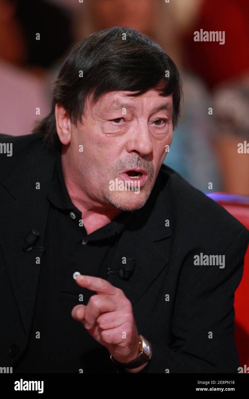 Roland Agret at the taping of Vivement Dimanche on September 12, 2007 ...