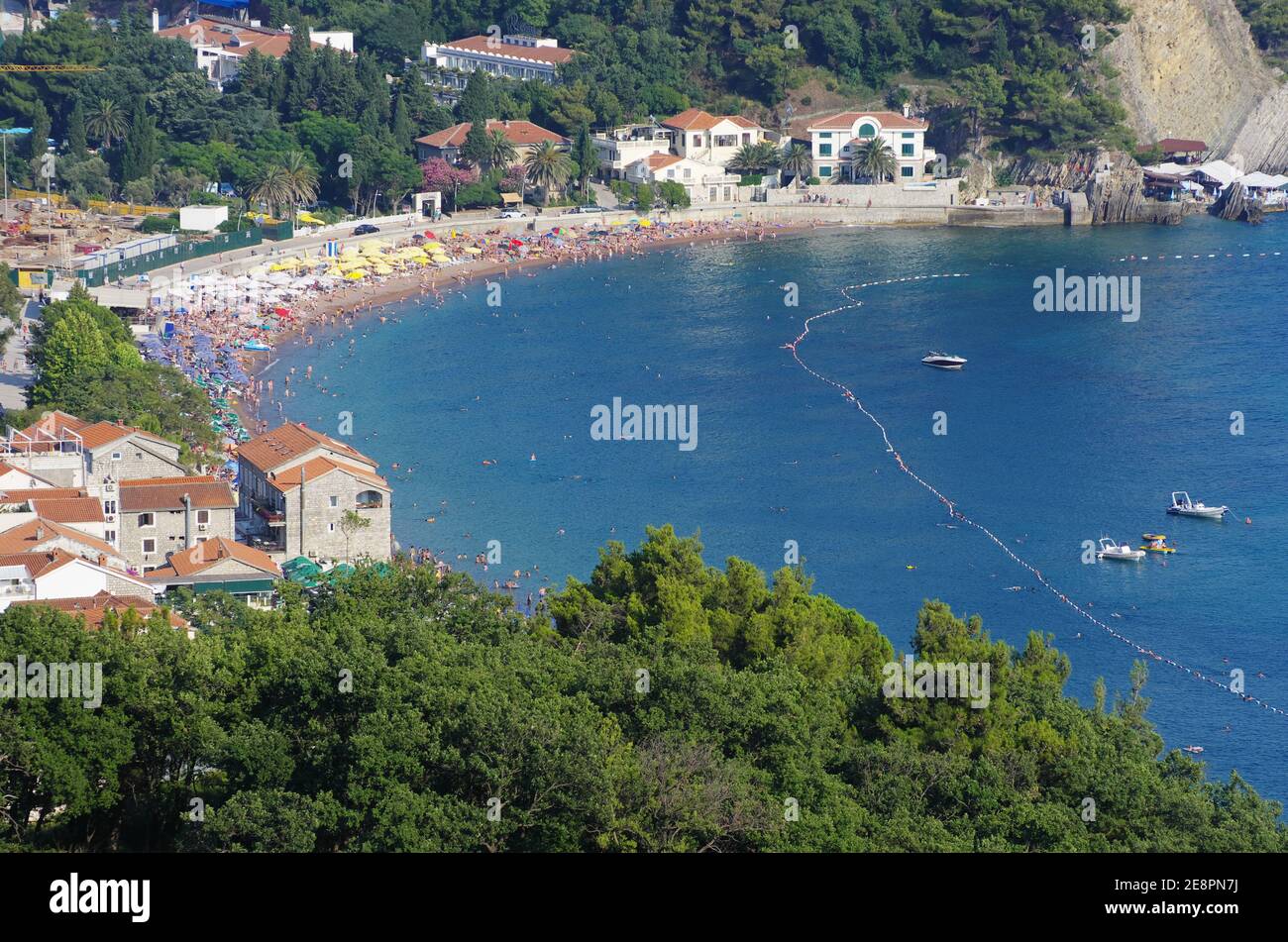 Petrovac is a popular summer beach resort, its visitors coming ...