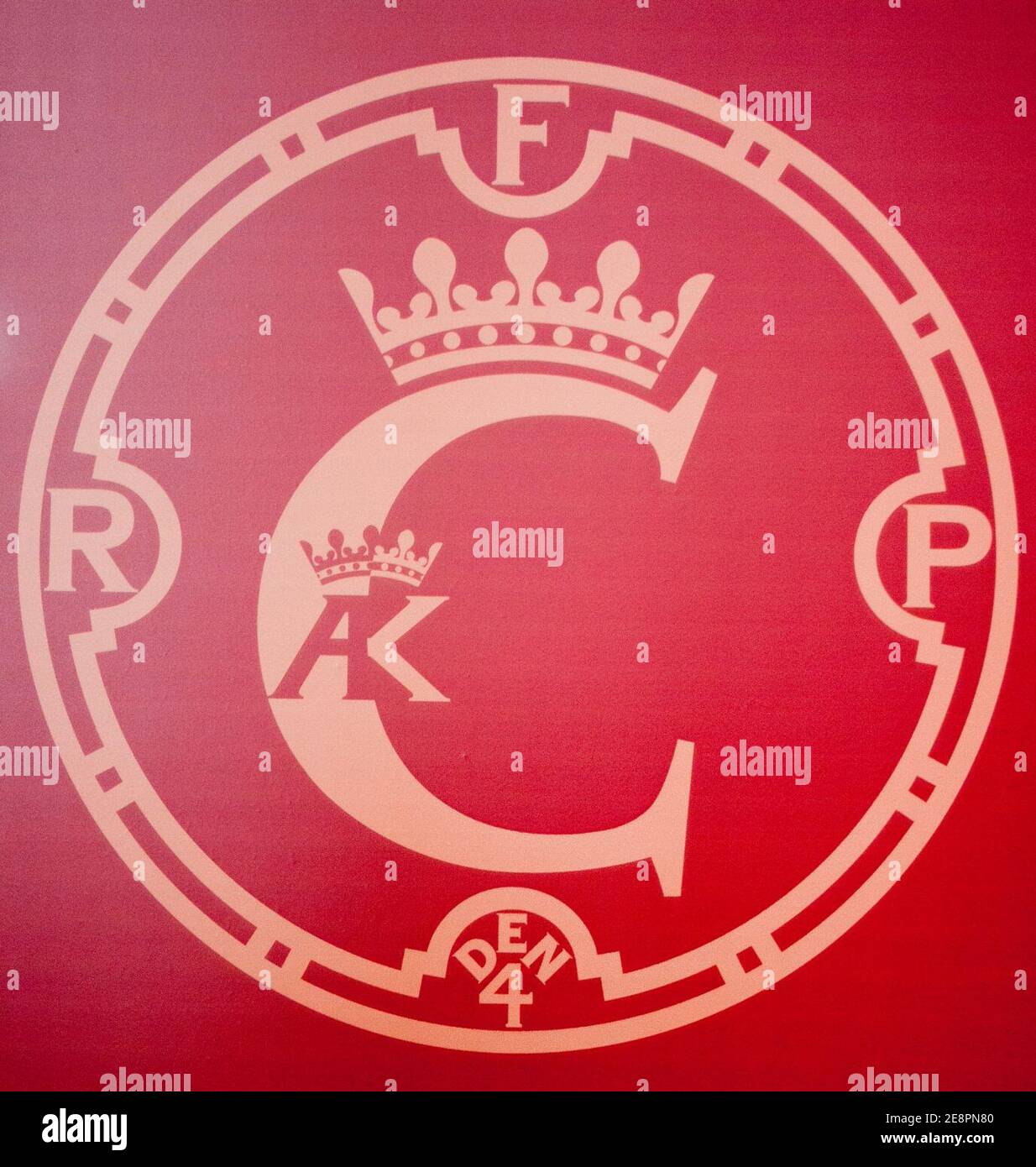 Monogram of Christian IV of Denmark, Koldinghus Stock Photo - Alamy