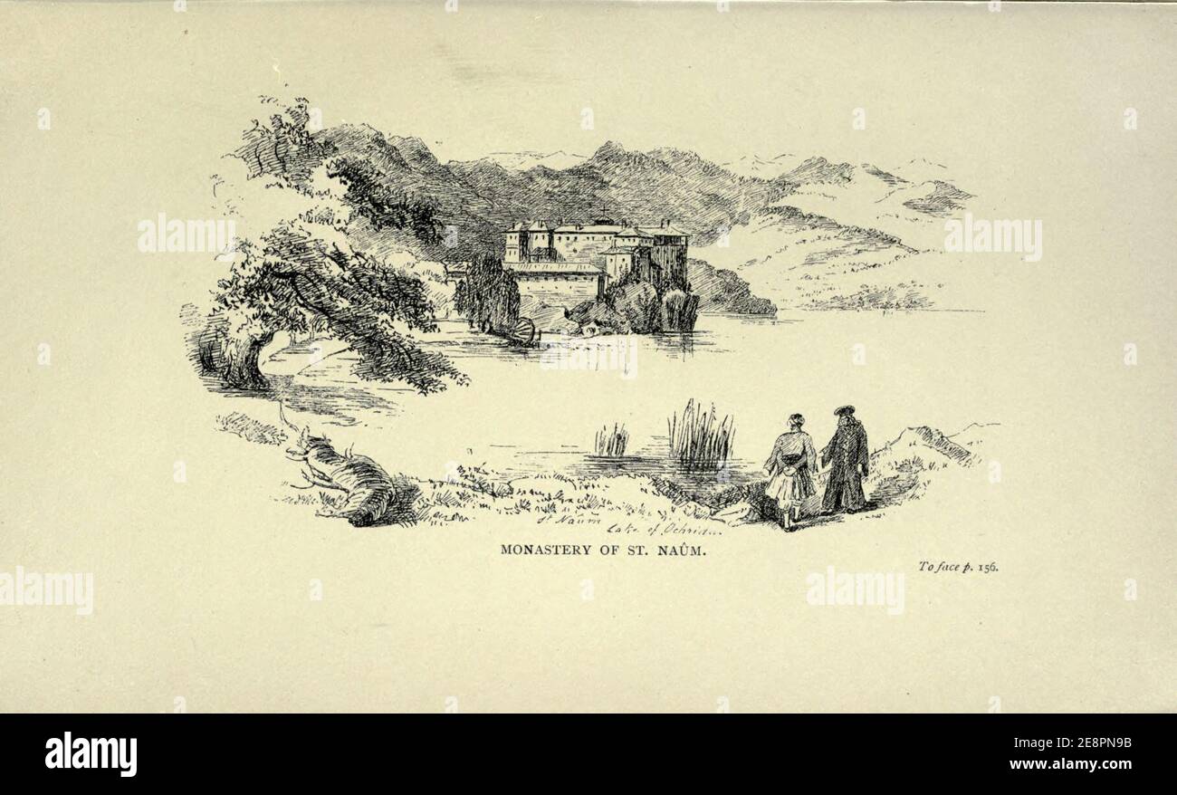 Monastery of St. Naum by Mary Adelaide Walker Stock Photo - Alamy