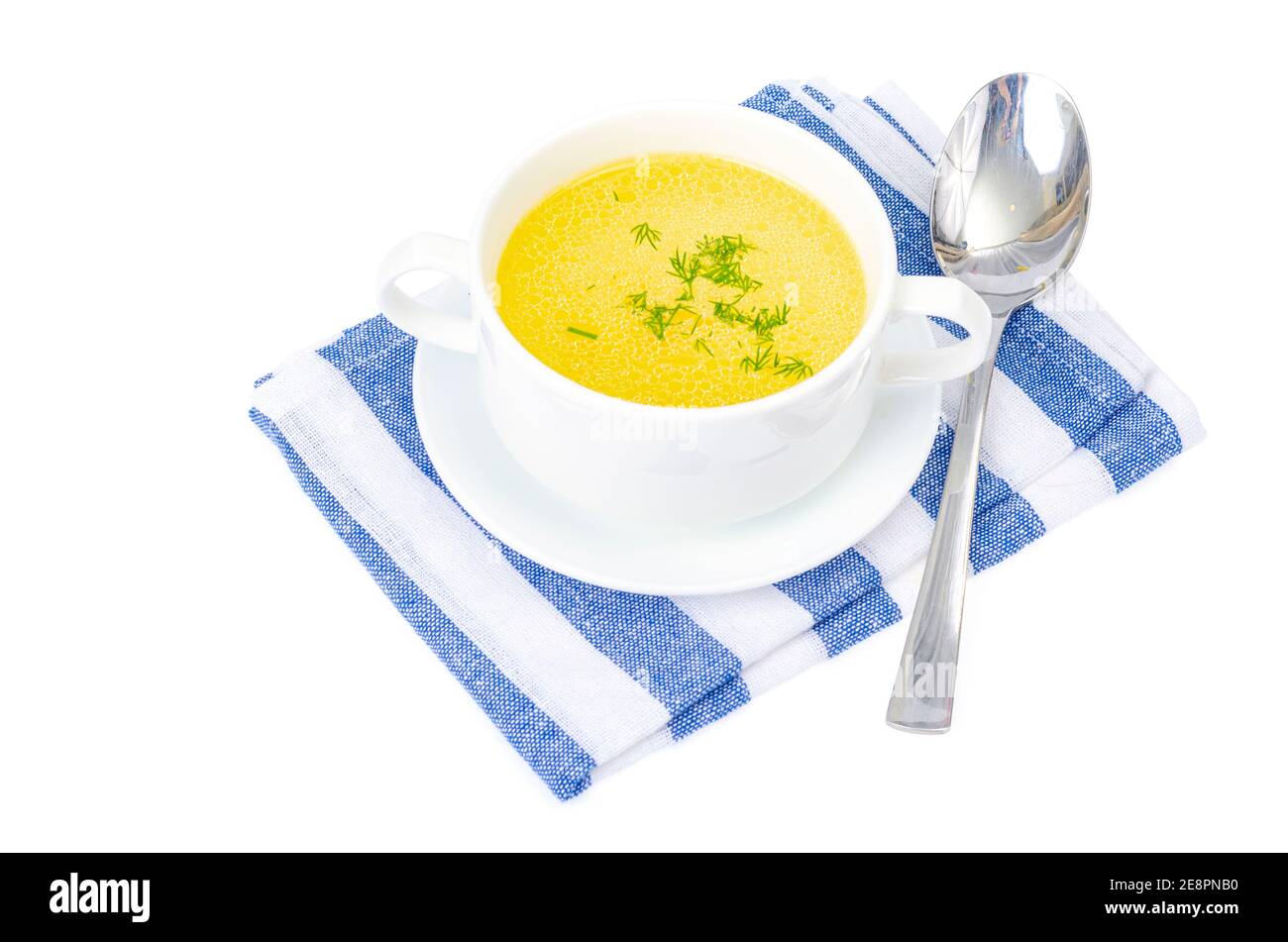 Boiled meat broth in Cut Out Stock Images & Pictures - Alamy