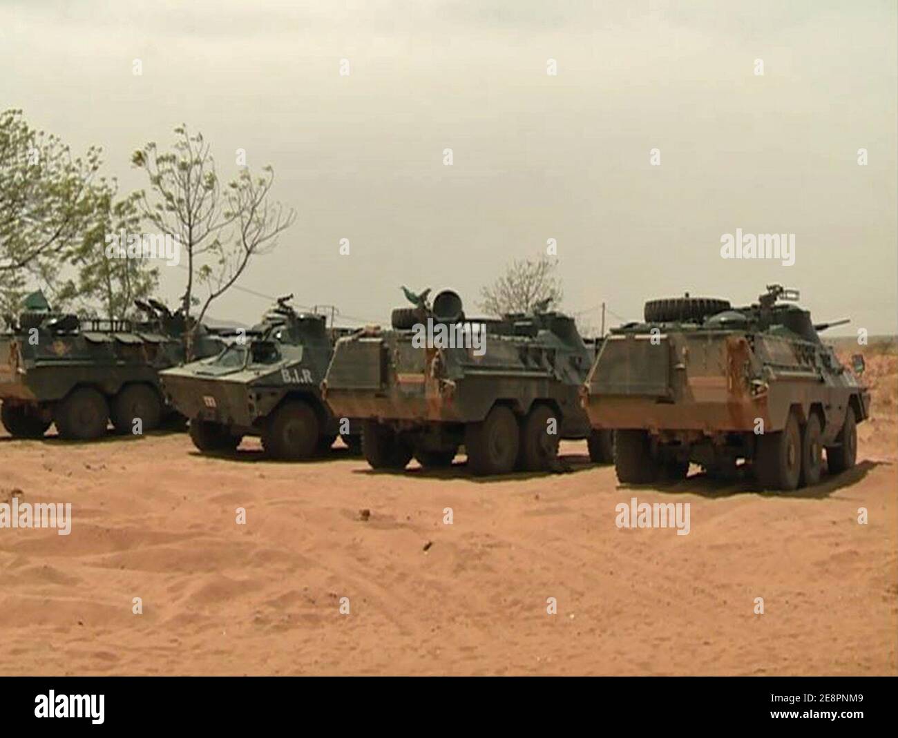 Military vehicles of the BIR in Far Northern Cameroon 2019 Stock Photo ...