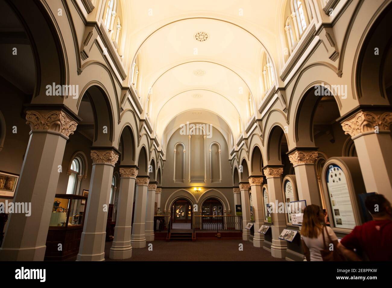 Inside the Smithsonian Institution Building, known as the Castle, which ...