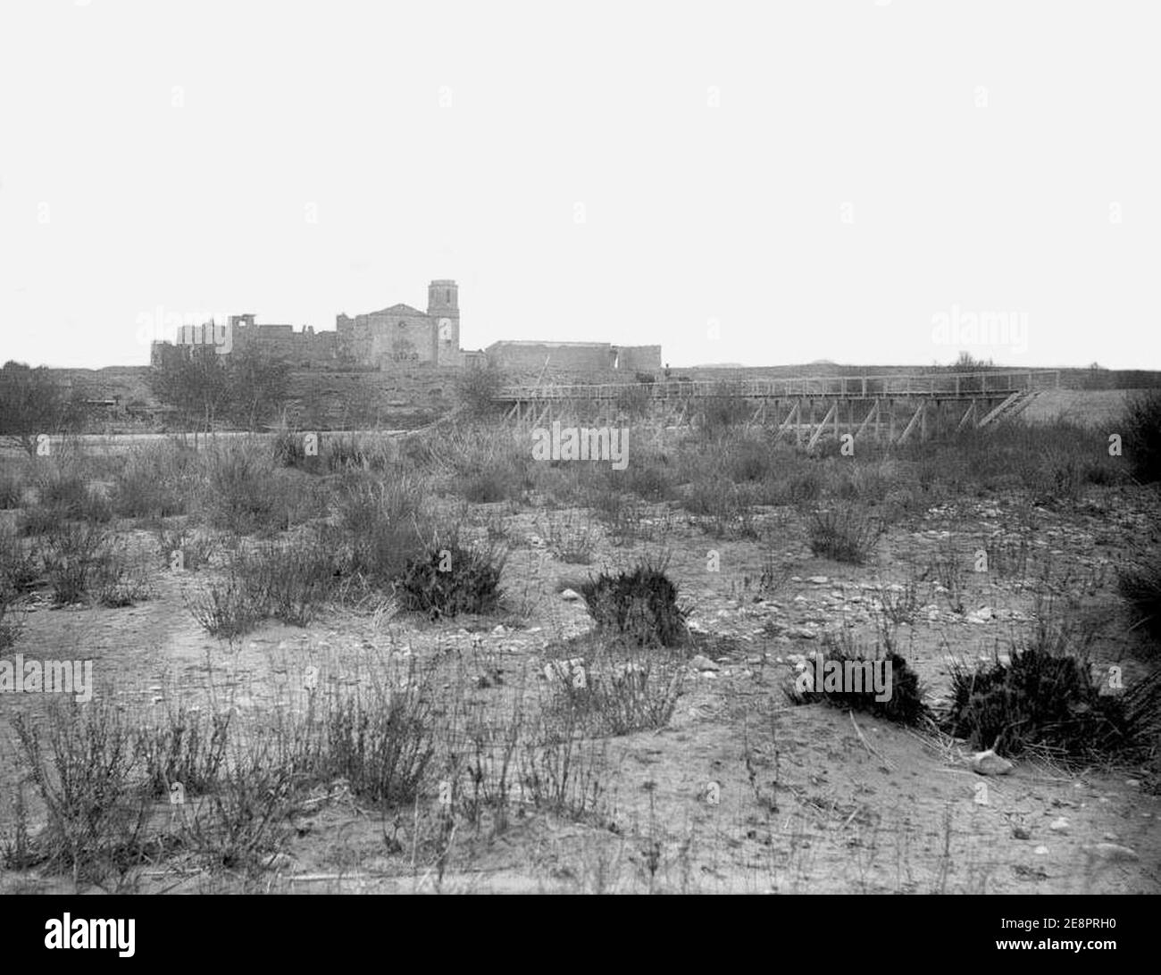 Monestir de Santa Maria d'Escarp (cropped Stock Photo - Alamy