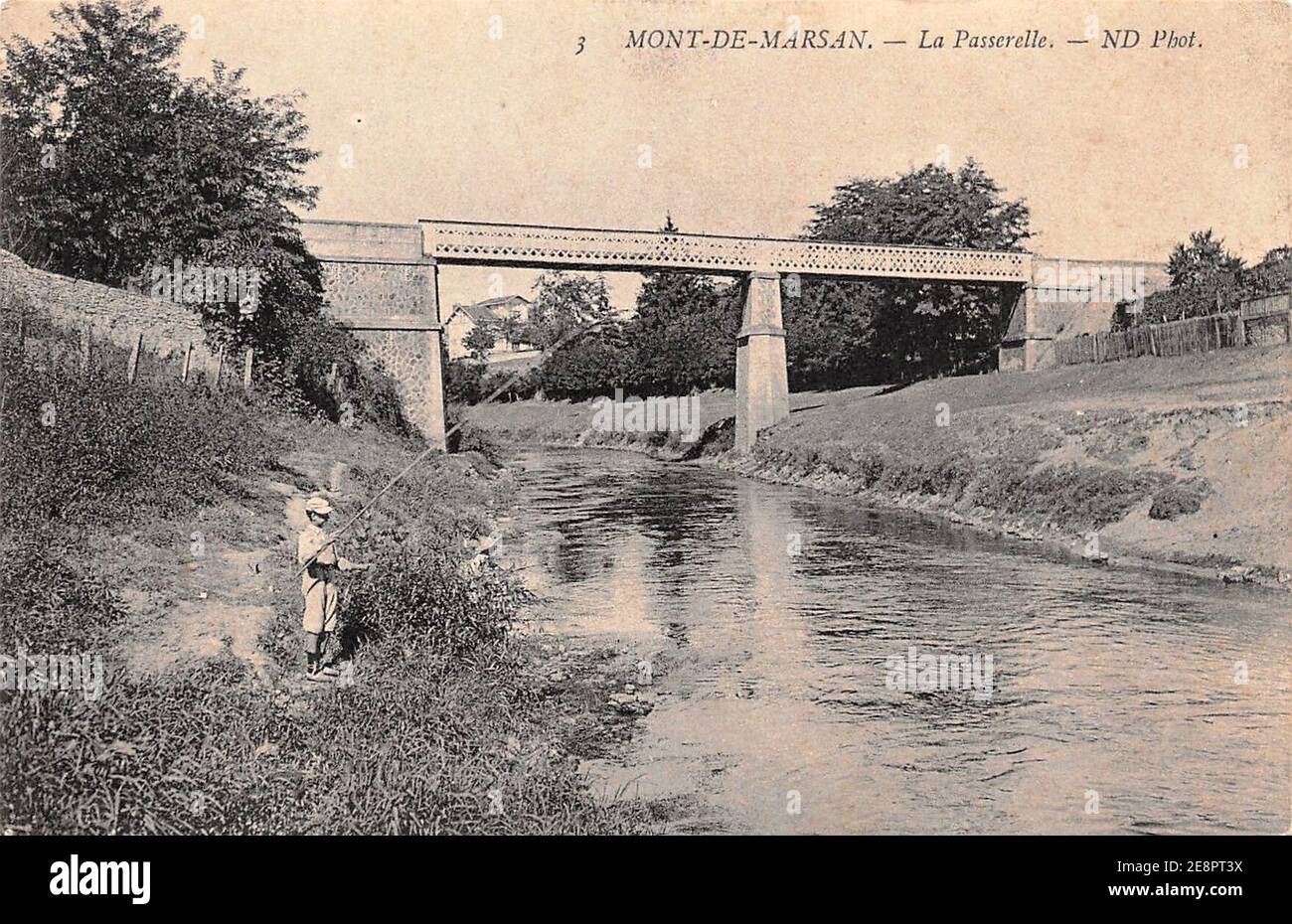 Mont-de-Marsan - La Passerelle Stock Photo - Alamy