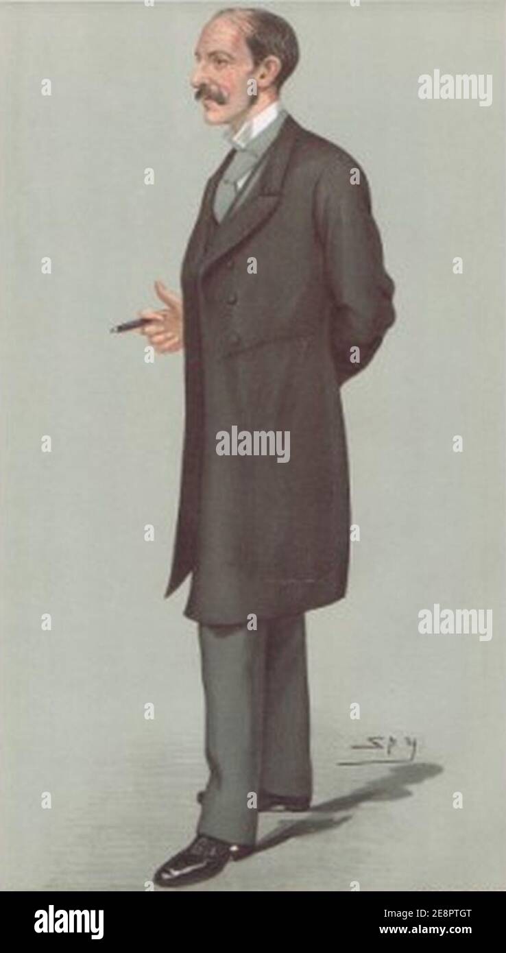 Alfred Milner Vanity Fair 1897-04-15 Stock Photo - Alamy
