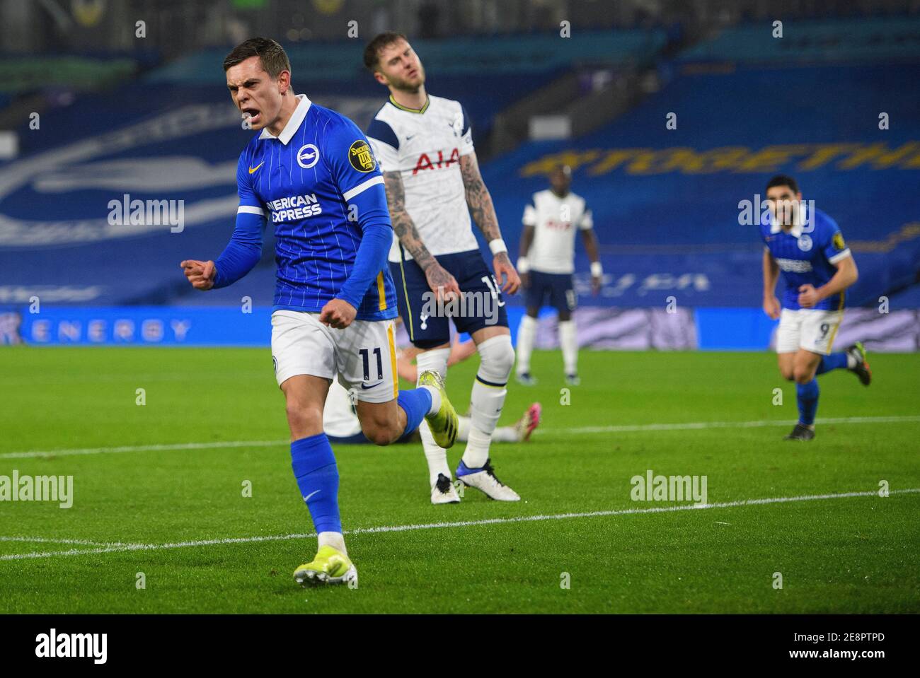 Leandro trossard goal 2021 hi-res stock photography and images - Alamy