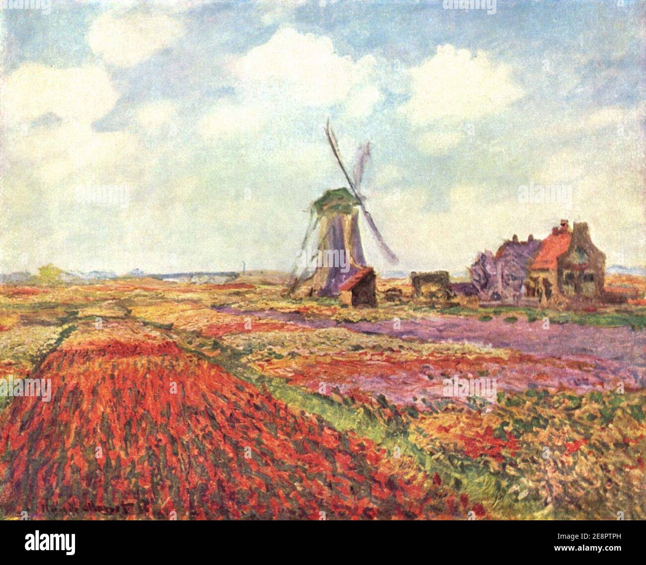 Claude Monet - Tulip fields in Holland Stock Photo - Alamy